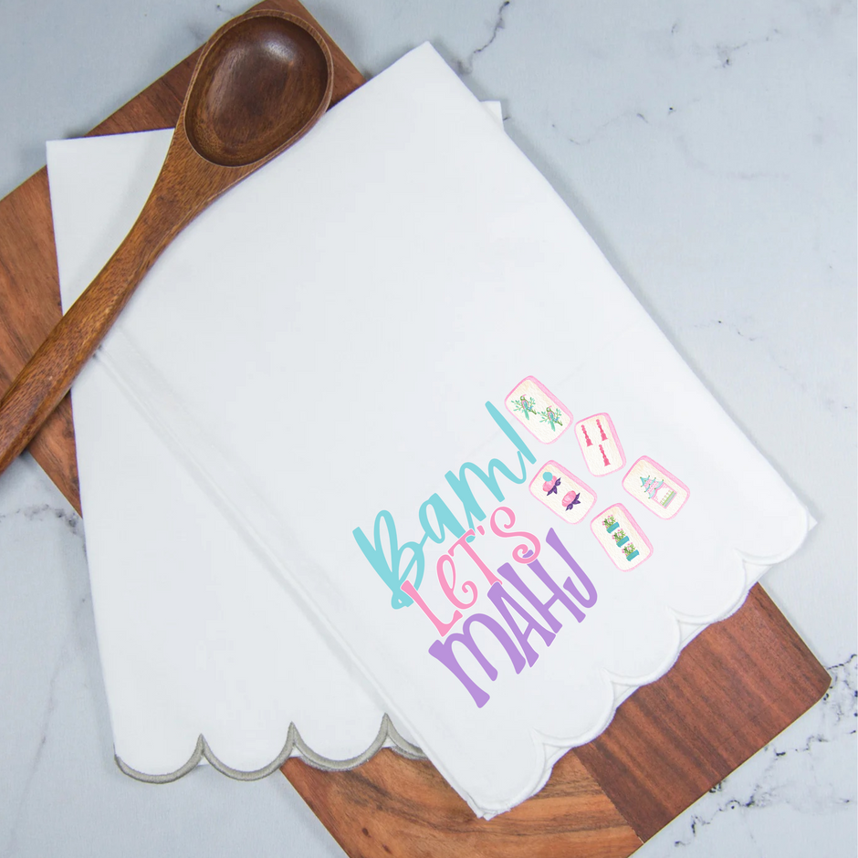 Bam Let's Mahj Collection | Mahjong Stationery, Napkins, Cups, & More!
