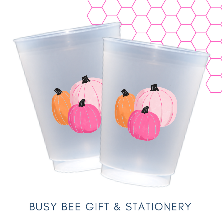 Personalized Frosted Cups | Busy Bee Gift