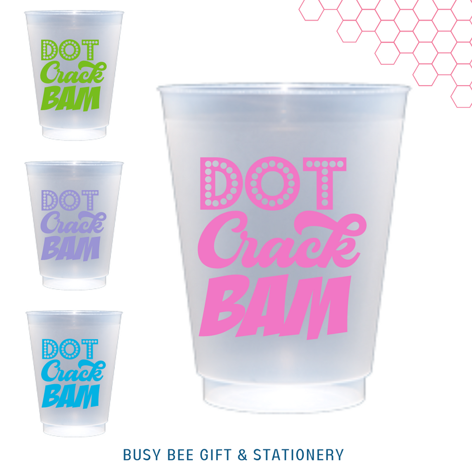 Personalized Frosted Cups | Busy Bee Gift